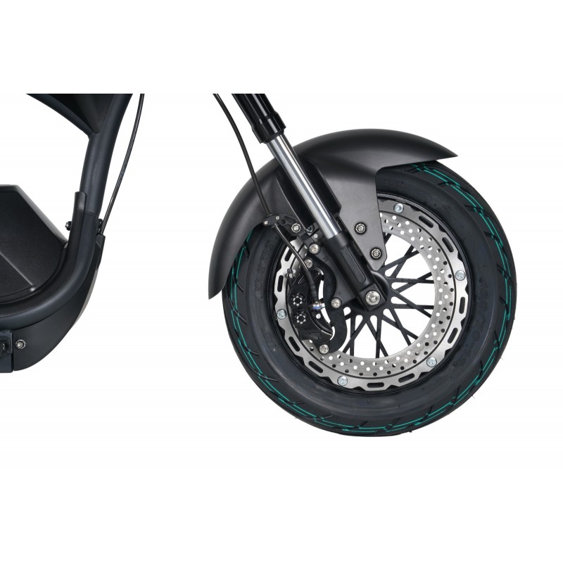 iwheels - E-Chopper Angry Blake, 85 km/h, Samsung-Lithium-Akku