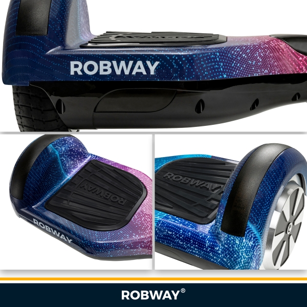 iwheels - ROBWAY W1 Hoverboard für Erwachsene & Kinder, 6,5 Zoll, Self ...